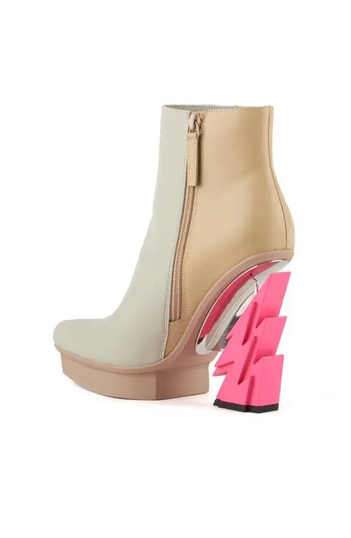 United Nude Glam Square Boot - Chalk