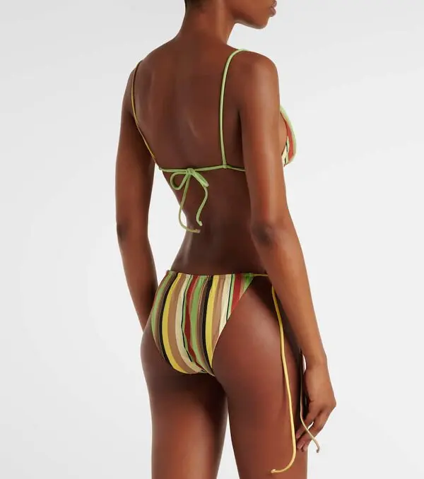 SIR. Poolside Striped Bikini Bottom
