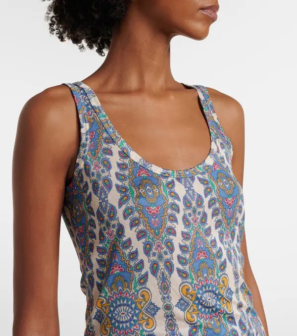 Etro Printed Tank Top