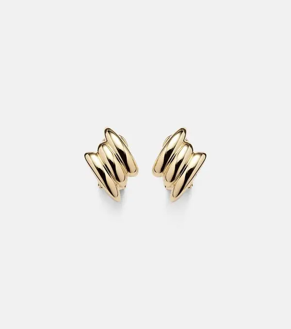 ANITA KO Clair Small 18kt Yellow Earrings - Gold