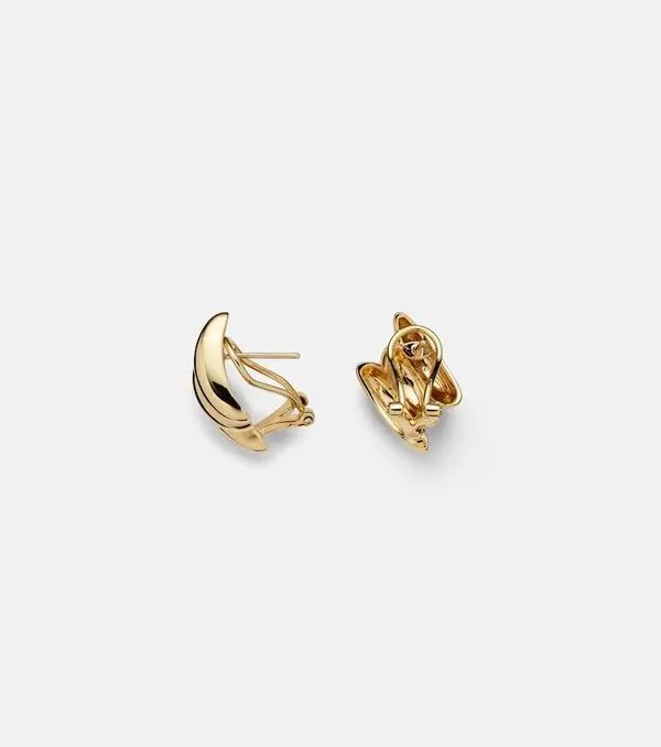 ANITA KO Clair Small 18kt Yellow Earrings