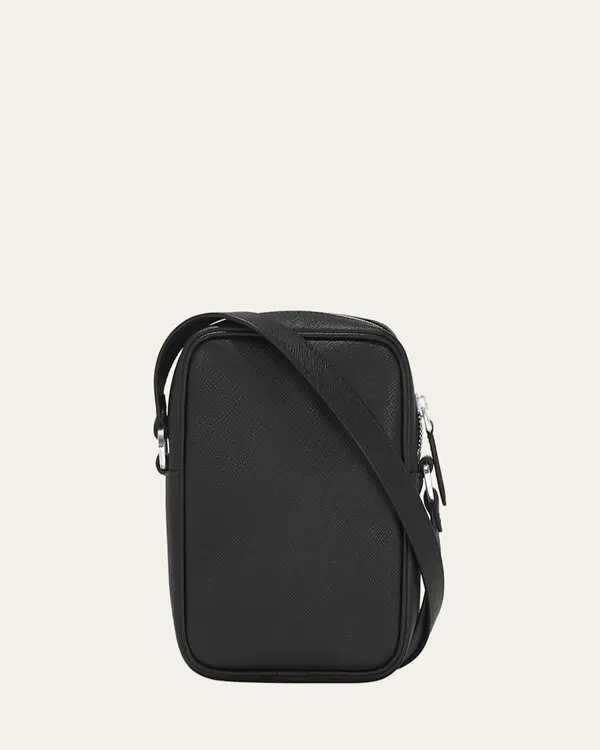 Montblanc Sartorial Nano Saffiano Leather Messenger Bag