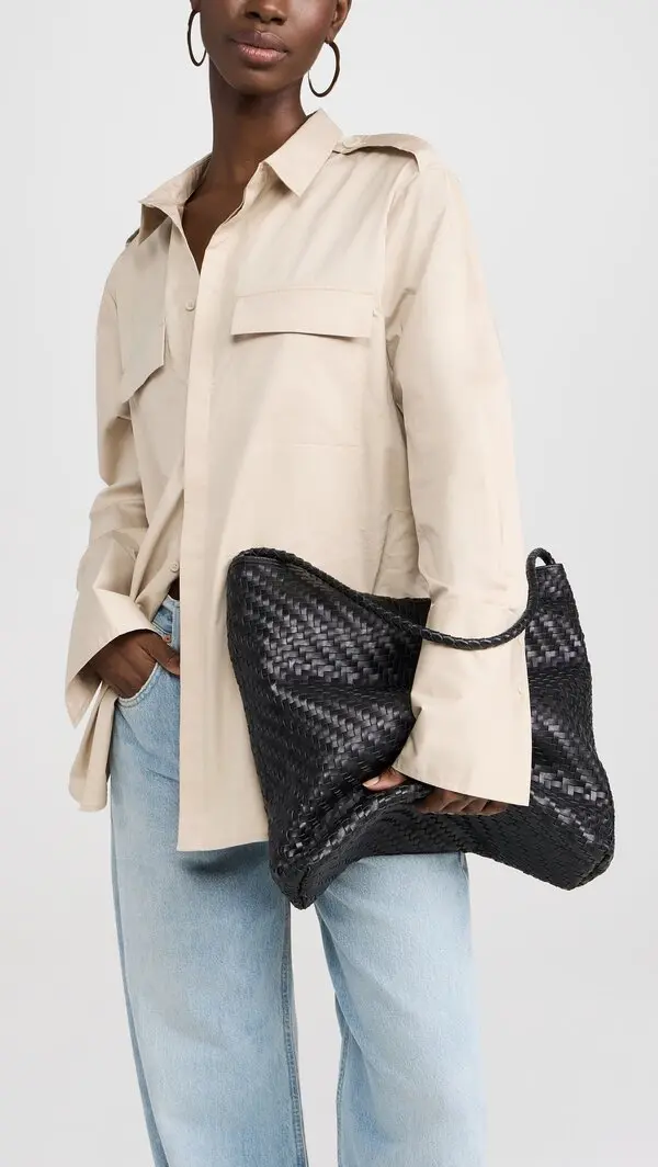 BEMBIEN Sera Woven Leather Tote Bag