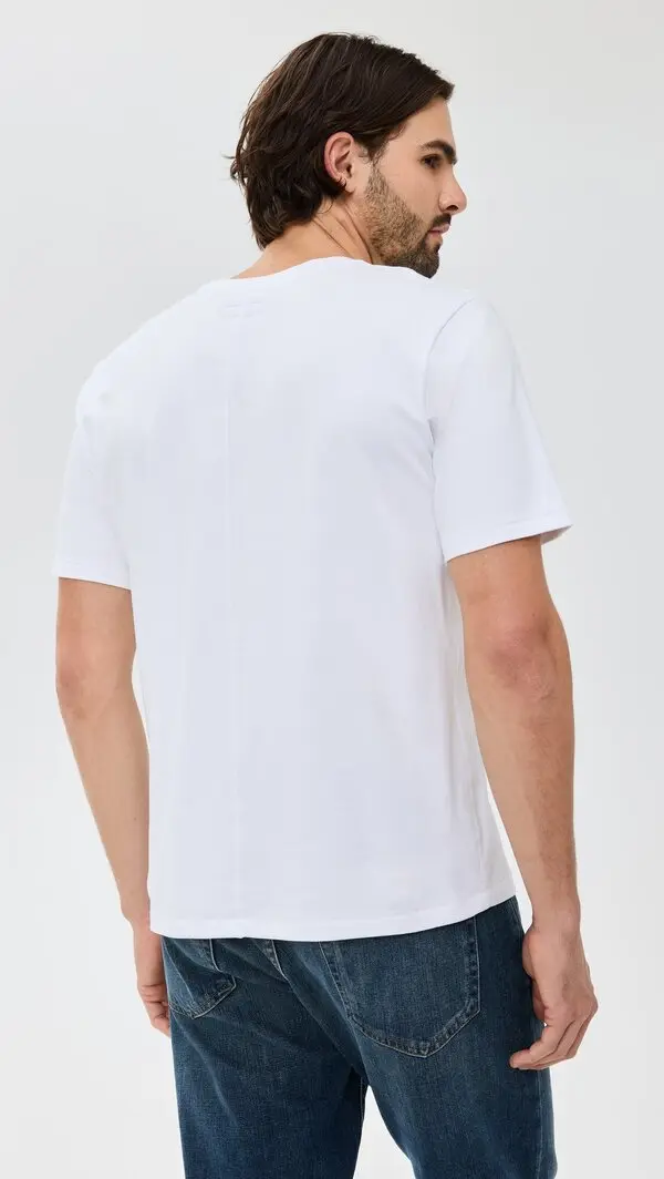 Rag & Bone Pima Interlock Tee - White