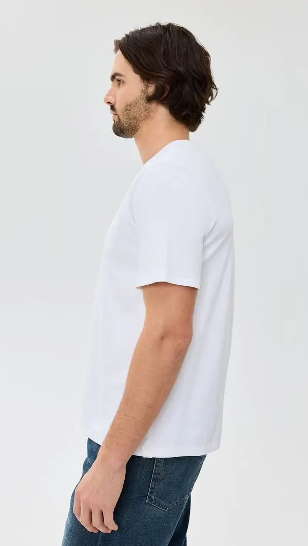 Rag & Bone Pima Interlock Tee - White