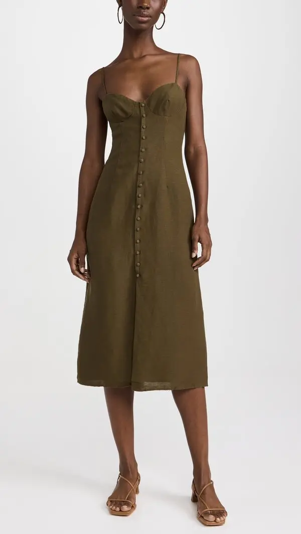 cream a line dress with sleeves Cream Satin Collar Floral A-Line Maxi Dress XS main image 0