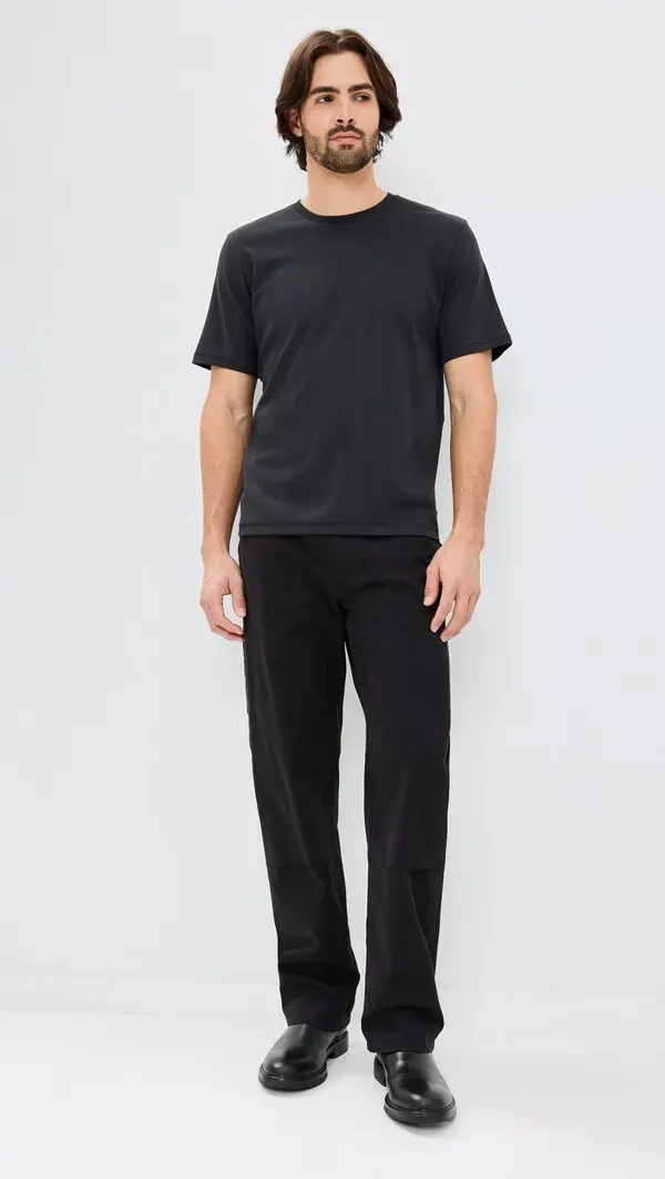Rag & Bone Pima Interlock Tee - Black