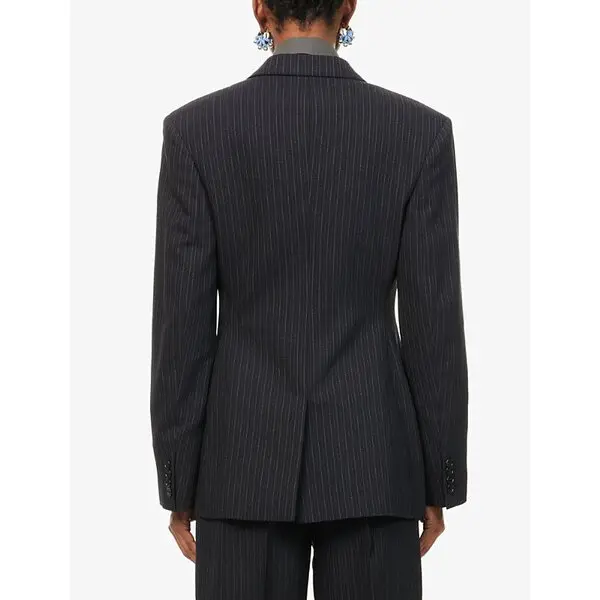 Acne Studios Juvel Double-breasted Pinstripe Blazer