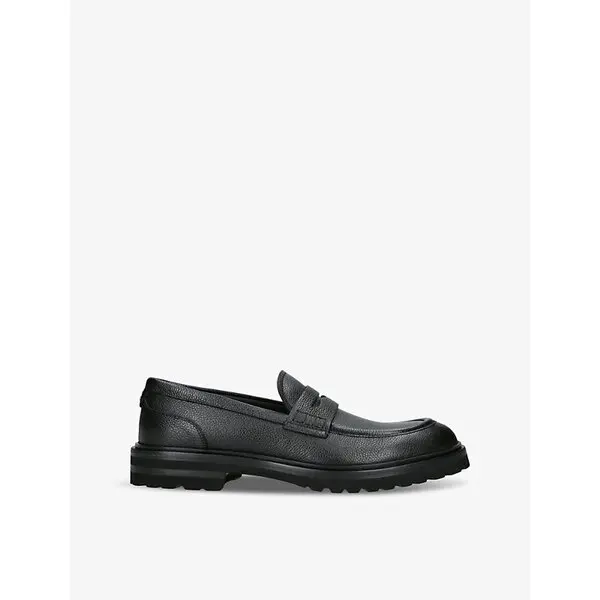 Dolce & Gabbana Closed-toe Grain Leather Loafer