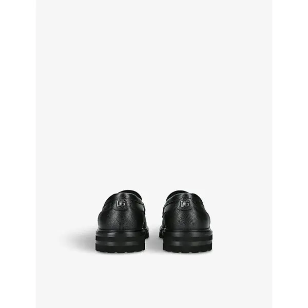Dolce & Gabbana Closed-toe Grain Leather Loafer