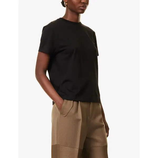 Vince Round-neck Cotton-jersey T-shirt