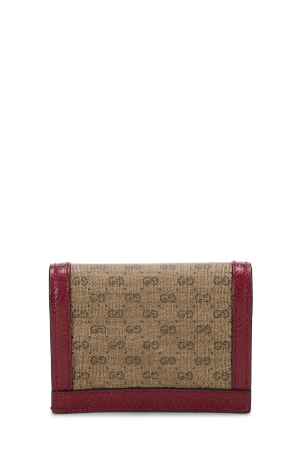 Gucci Doraemon X Coated Compact Wallet - Brown