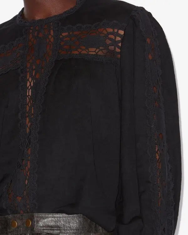 MARANT ETOILE Valmira Blouse - Black