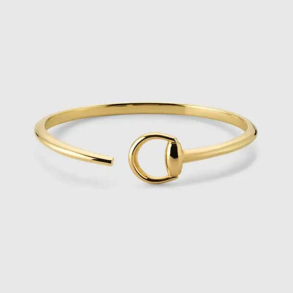Gucci Horsebit 18k Bangle Bracelet - Gold