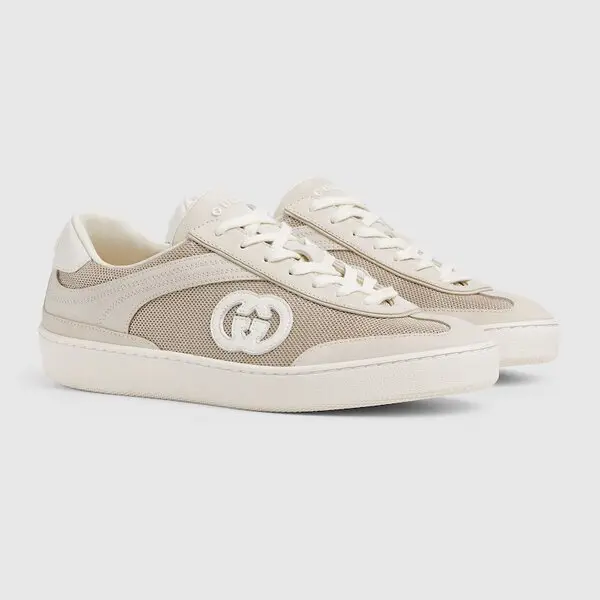 Gucci S G75 Sneaker Suede - Neutral