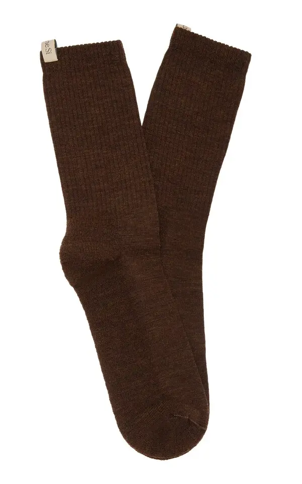 Comme Si The Merino Tube Sock - Brown