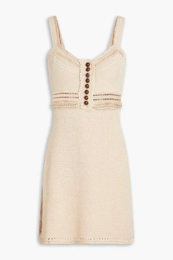 Rabanne Crocheted Mini Dress