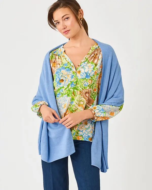 Lilly Pulitzer® Wrap Sweater - Blue