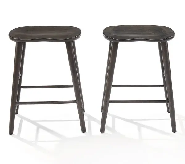 CROSLEY Maddox 2-piece Counter Height Bar Stool Set