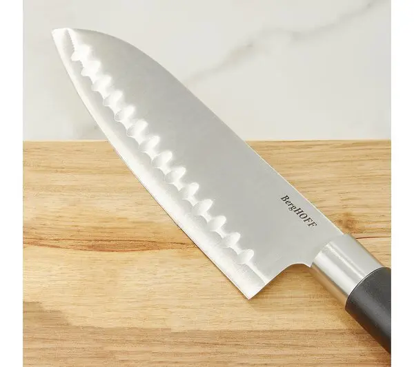 BERGHOFF Dina Codon Scalloped Santoku Knife, 6. 75