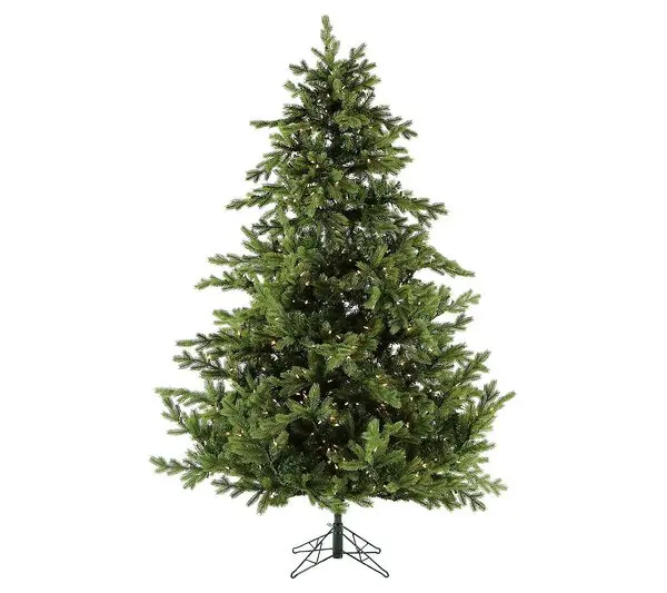 FRASER HILL FARM 6.5-ft. Foxtail Pine Christmas Tree With Warm - One-color