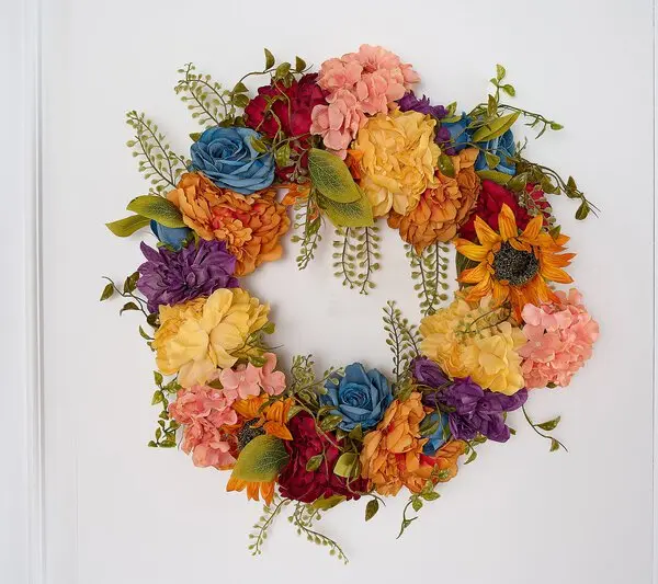 WICKER PARK As Is 24' Harvest Wreath Collection - One-color