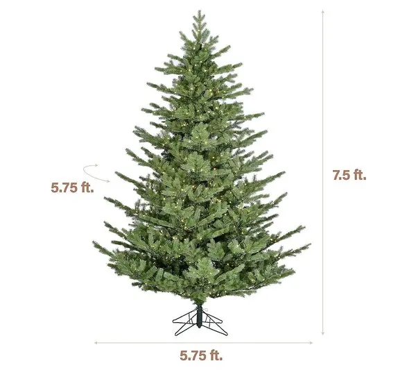 FRASER HILL FARM 7.5-ft. Foxtail Pine Artificial Christmas Tre