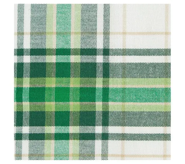 DESIGN IMPORTS St. Paddy Plaid Tablecoth 60x84