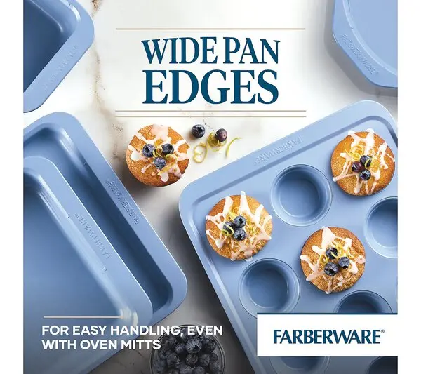 FARBERWARE Easy Solutions Nonstick Bakeware Bak Ing Pan 4-pc Se