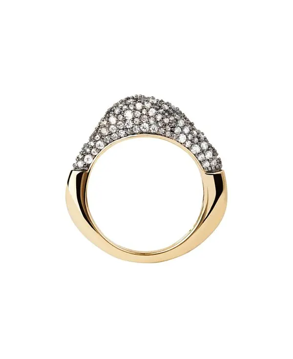 PDPAOLA Pavé Duna Ring - Gold