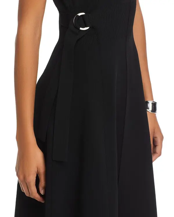 3.1 Phillip Lim Tulip Sleeve Midi Dress - Black