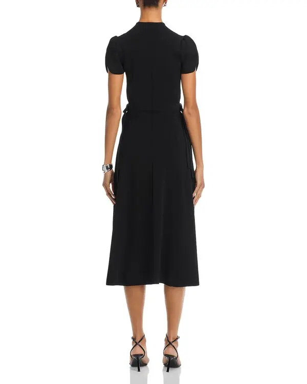 3.1 Phillip Lim Tulip Sleeve Midi Dress - Black