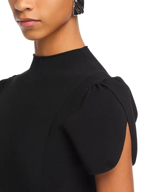 3.1 Phillip Lim Tulip Sleeve Midi Dress - Black