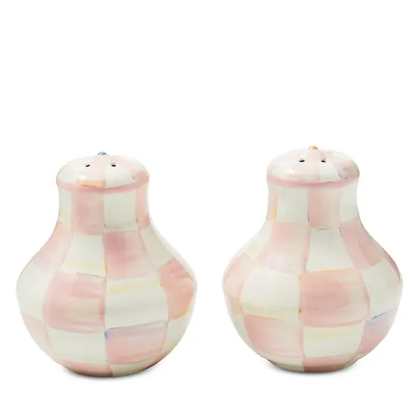 MACKENZIE-CHILDS Rosy Check Salt And Pepper Shakers - No Color