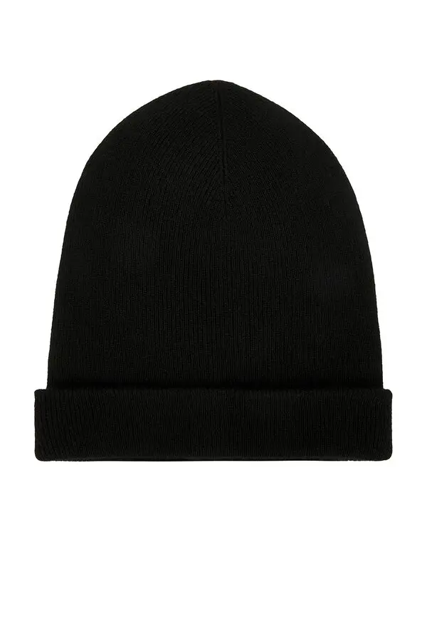 Eterne Levi Cashmere Beanie - Black