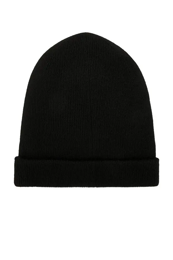 Eterne Levi Cashmere Beanie - Black