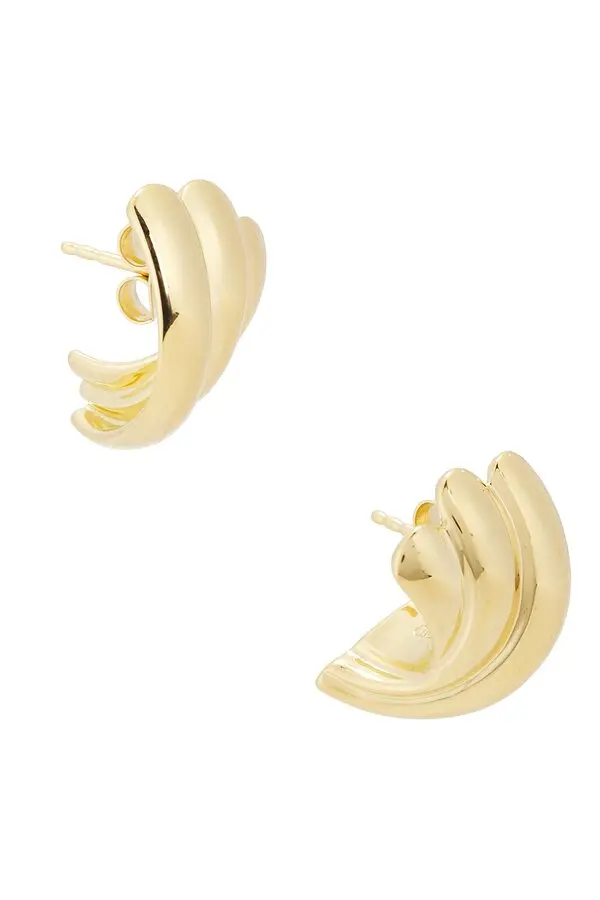 Lié Studio Madga Earrings - 18k Gold Plated