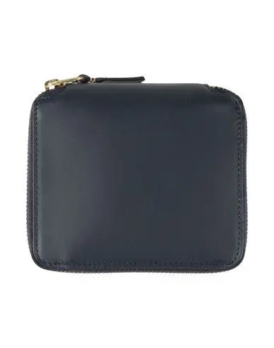 Comme Des Garçons Wallet Leather - Navy