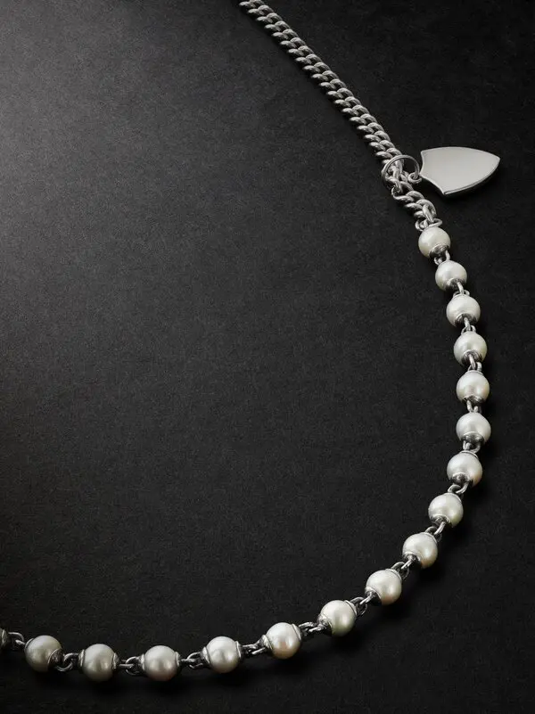 MAOR M. Cohen Mondi Pearl And Sterling Pendant Necklace - Silver