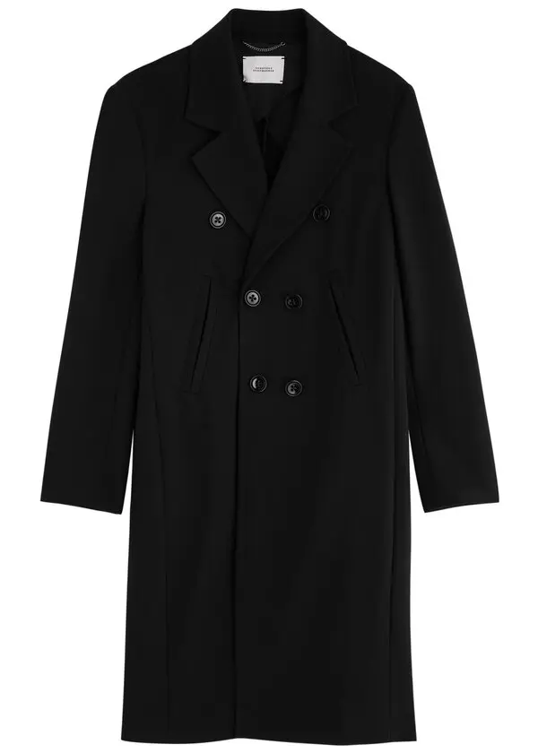 Dorothee Schumacher Double-breasted Jersey Coat
