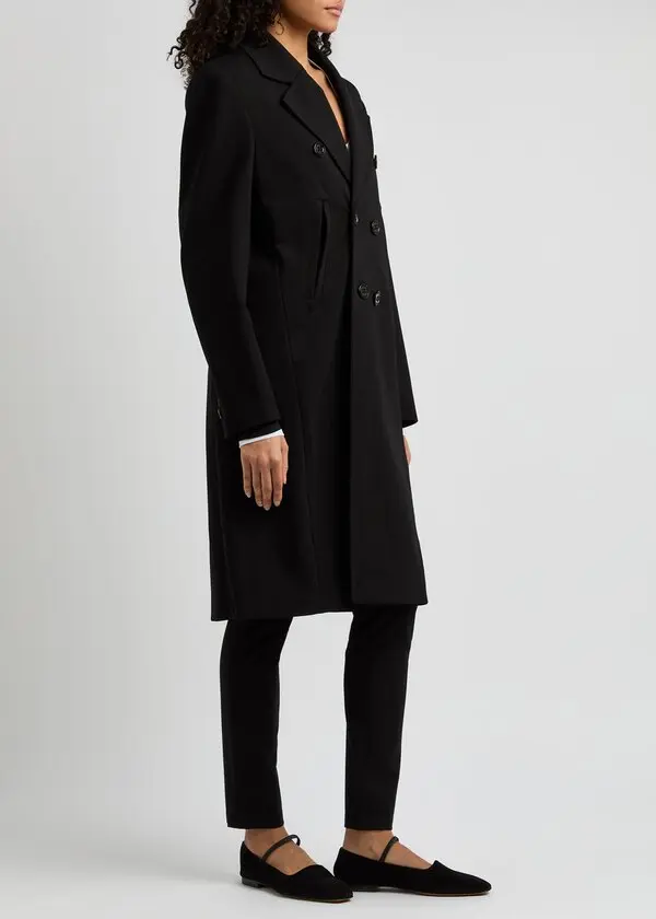 Dorothee Schumacher Double-breasted Jersey Coat