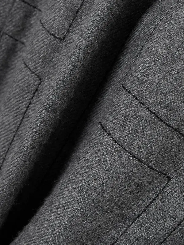 TOTEME Embroidered Lenzing Modal-flannel Pants