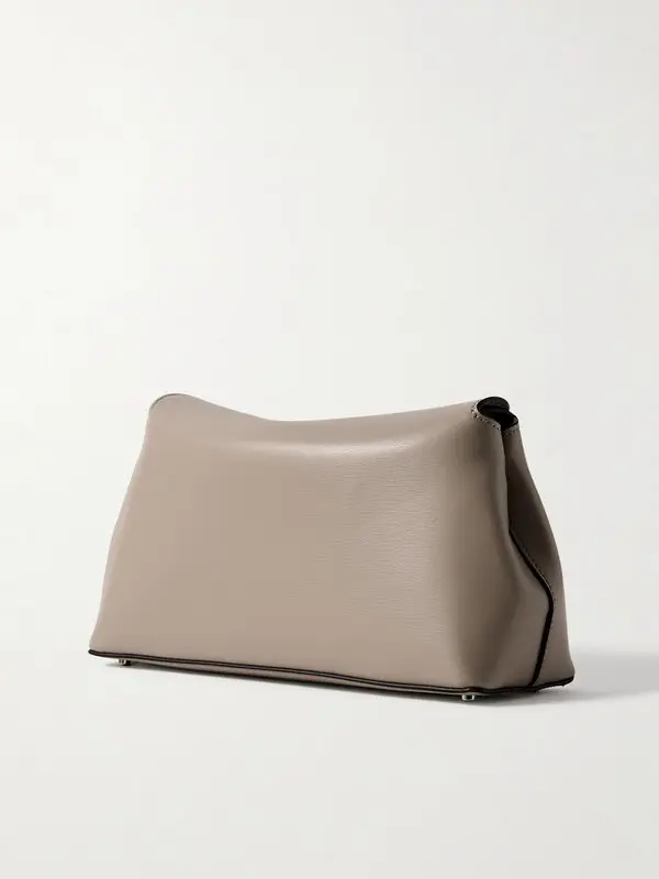 TOTEME T-lock Leather Clutch