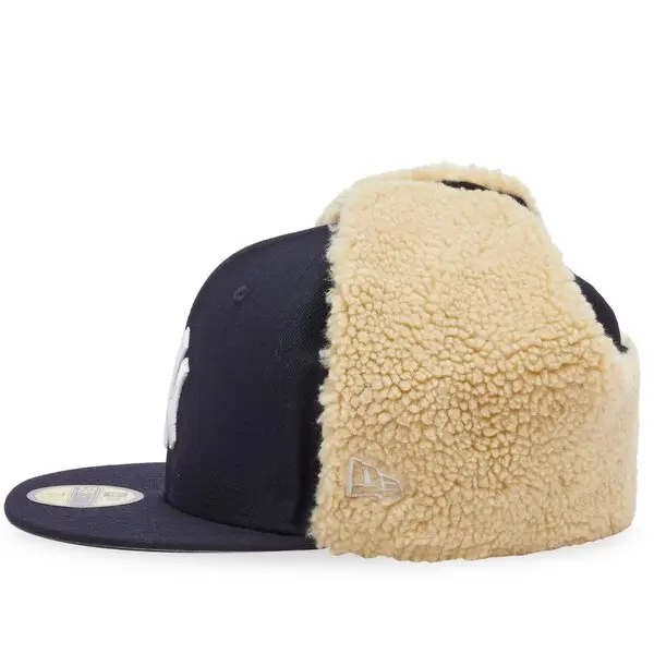 New Era New York Yankees Mlb Earflap Cap - Navy | Editorialist