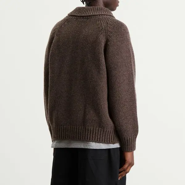 FRIZMWORKS Cowichan Zip Up Cardigan - Sephia