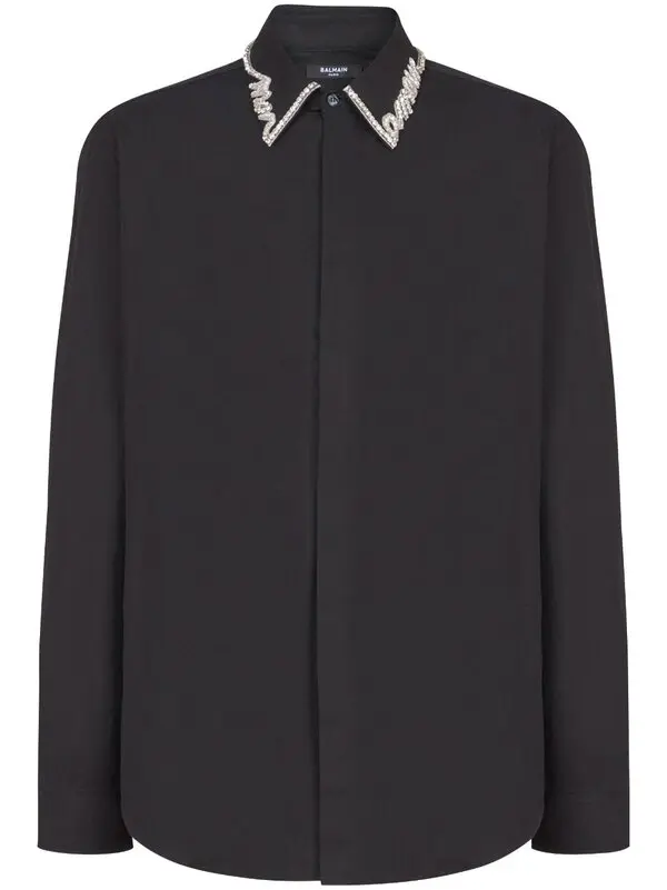 Balmain Rhinestone-embellished Shirt