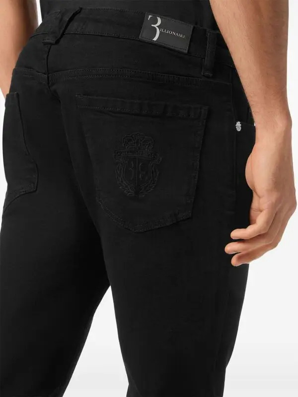 BILLIONAIRE Straight-leg Jeans - Black