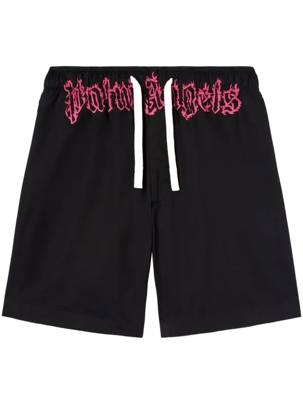 Palm Angels Logo Shorts