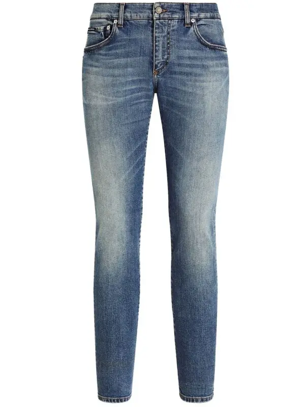 Dolce & Gabbana Whiskering-effect Skinny Jeans
