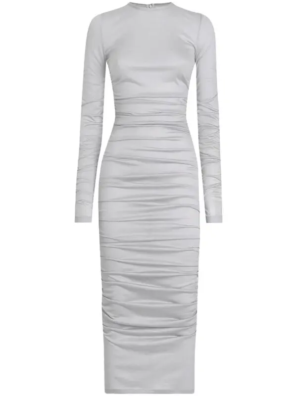 Dolce & Gabbana Ruched Midi Dress